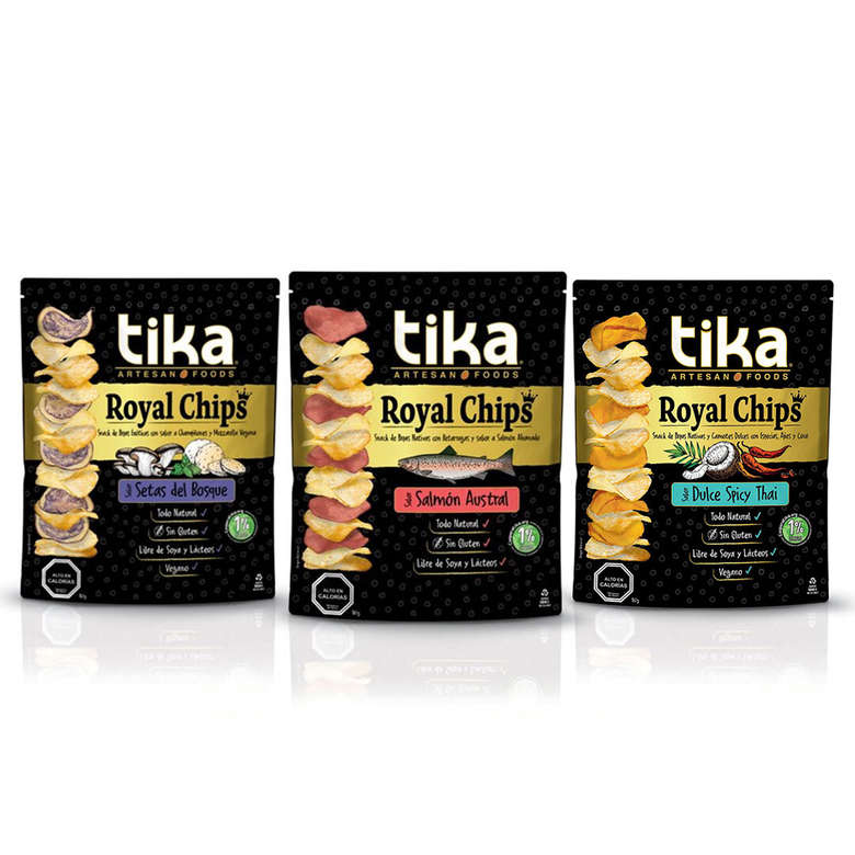 Booz.cl: PACK TIKA CHIPS ROYAL: 3x Variedades Tika Chips