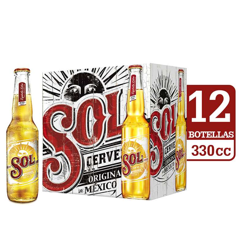 Booz.cl: 12x Cerveza Sol Botella 330cc