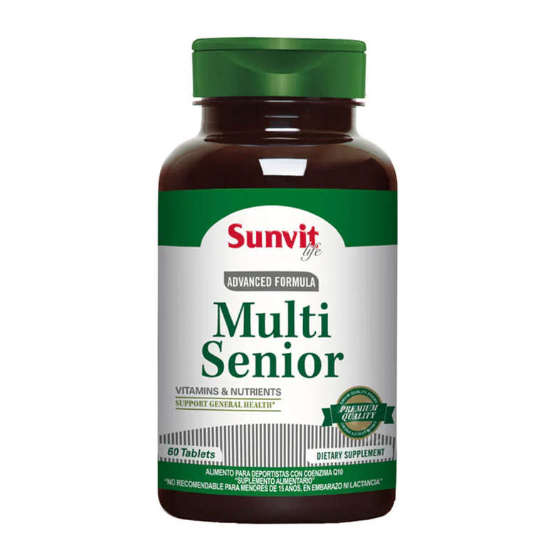 Booz.cl: Suplemento Sunvit Life Multi Senior Multivitamínico (60 cápsulas)