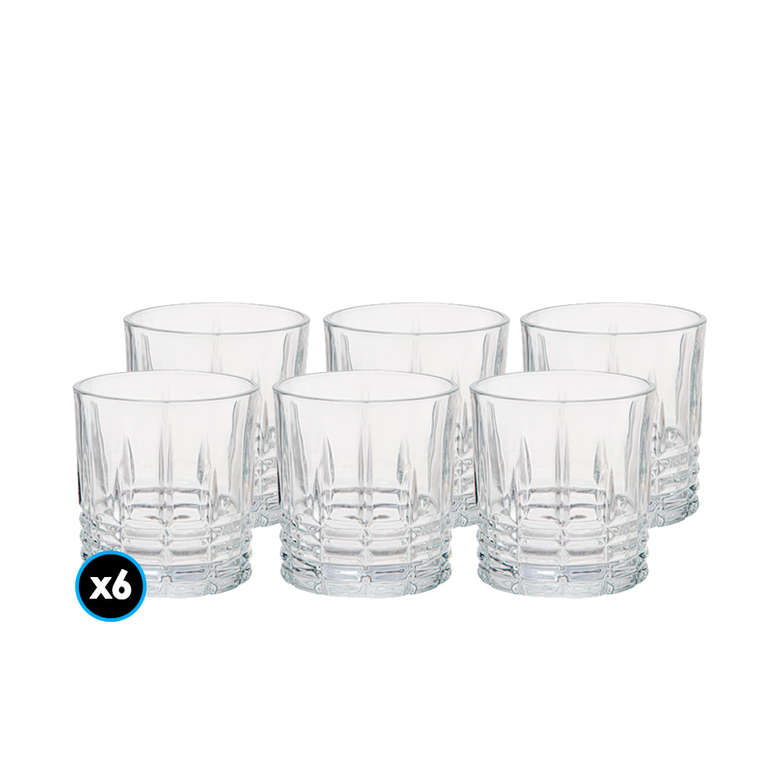 Booz.cl: Set 6 Vasos Bajo Vintage Gatsby 330cc