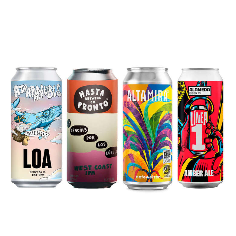 Booz.cl: BEER CHOICE PACK N°4: 4x Cervezas Craft Imperdibles