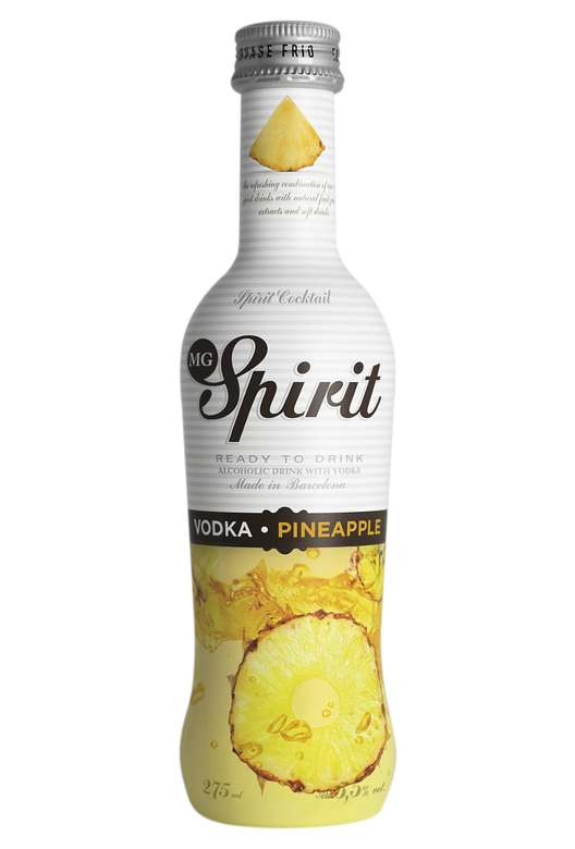 Booz.cl: Vodka Spirit Pineapple 275cc 5,5º alc.