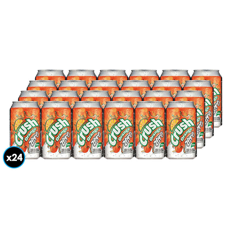 Booz.cl: 24x Bebida Crush Zero Lata 350cc