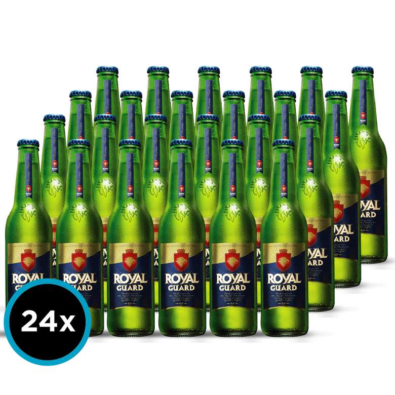 Booz.cl: 24x Cerveza Royal Guard en Botellas 355cc