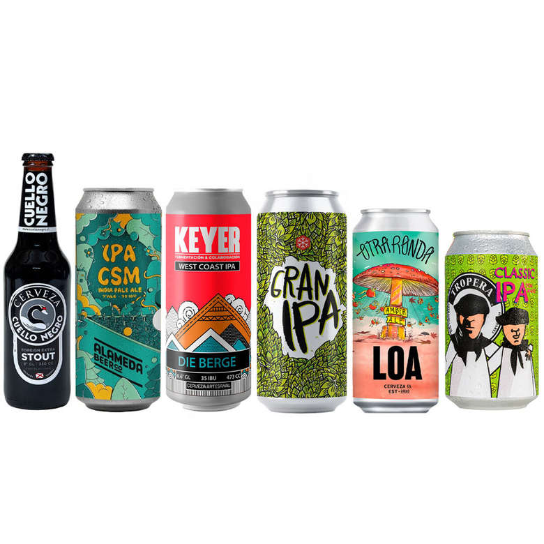 BEER CHOICE PACK N°5: 6x Cervezas Craft Imperdibles