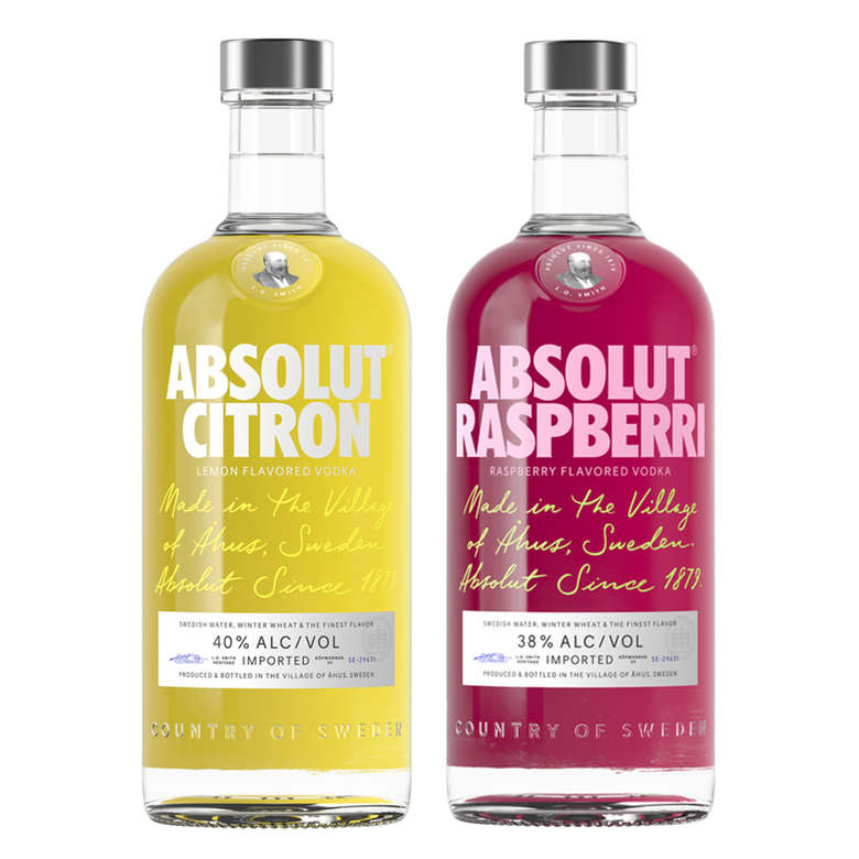 Booz.cl: PACK ABSOLUT N°2: 1x Vodka Absolut Citron 750cc + 1x Vodka ...