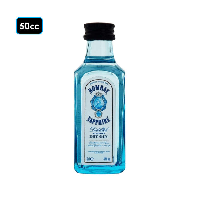 Booz.cl: Gin Bombay Sapphire 50cc 47º alc. Miniatura