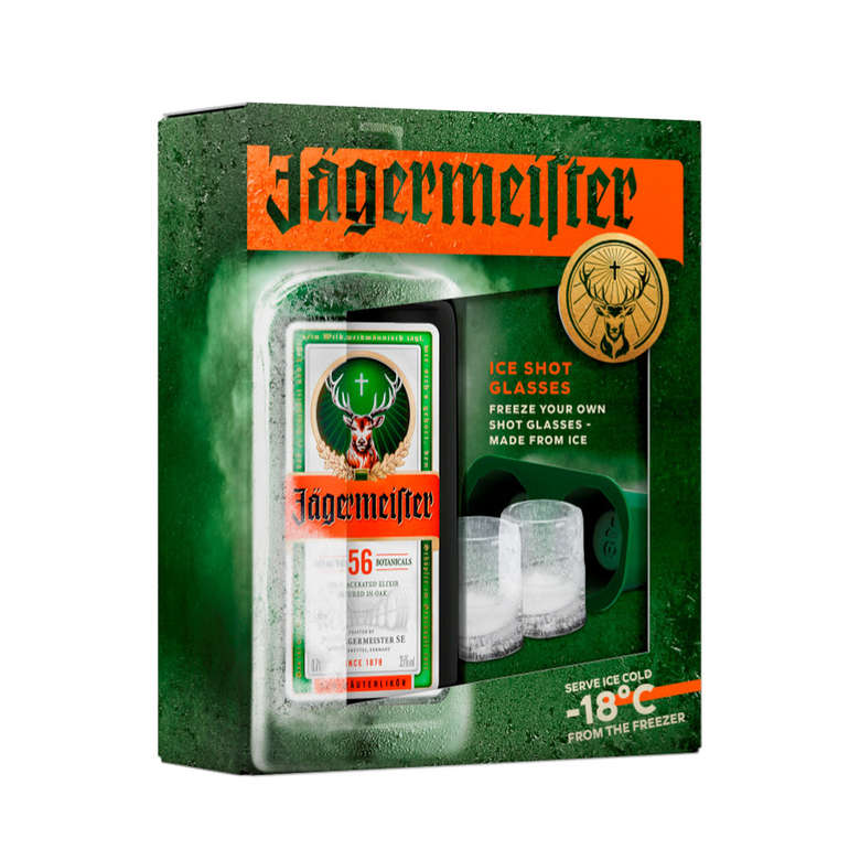 Booz.cl: Kit Jagermeister + 2 Vasos Shot Hielo: 1x Licor Jagermeister ...