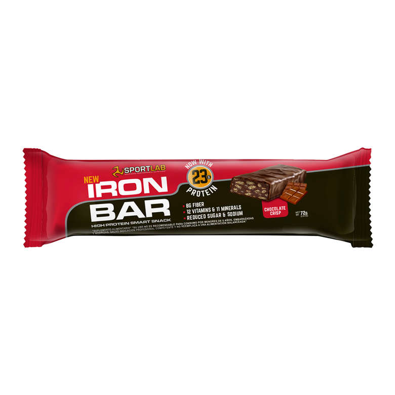 Booz.cl: Barra Proteína Sportlab Iron Bar Chocolate 72 grs.