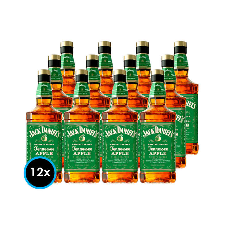 Booz.cl: CAJA JACK APPLE 750cc: 12x Whiskey Jack Daniels Apple 750cc ...
