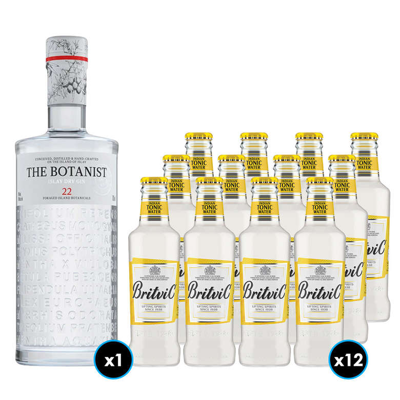 Booz.cl: PACK BOTANIST + BRITVIC TONICA: 1x Gin The Botanist (31 ...