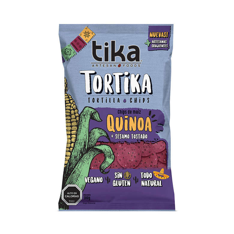 Booz.cl: Tortilla Tika Tortikas Quinoa 180 grs.