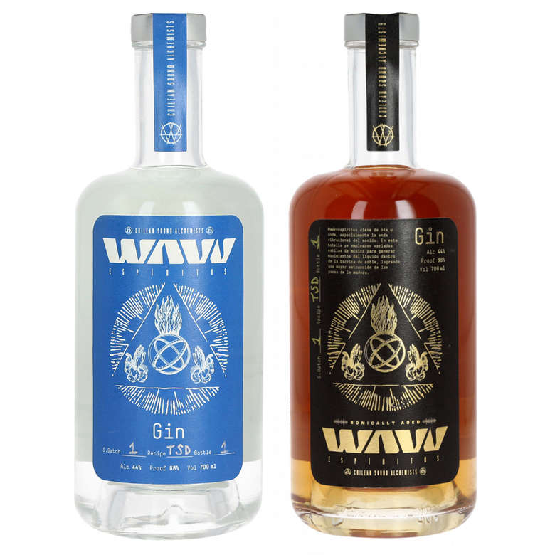 Booz.cl: PACK WAVV: 1x Gin Wavv Espíritus 700cc 44°alc. + 1x Gin Wavv ...