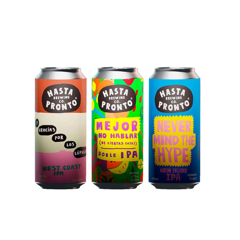 Booz.cl: PACK HASTA PRONTO N°2: 3x Variedades Craft IPA Cervecería ...