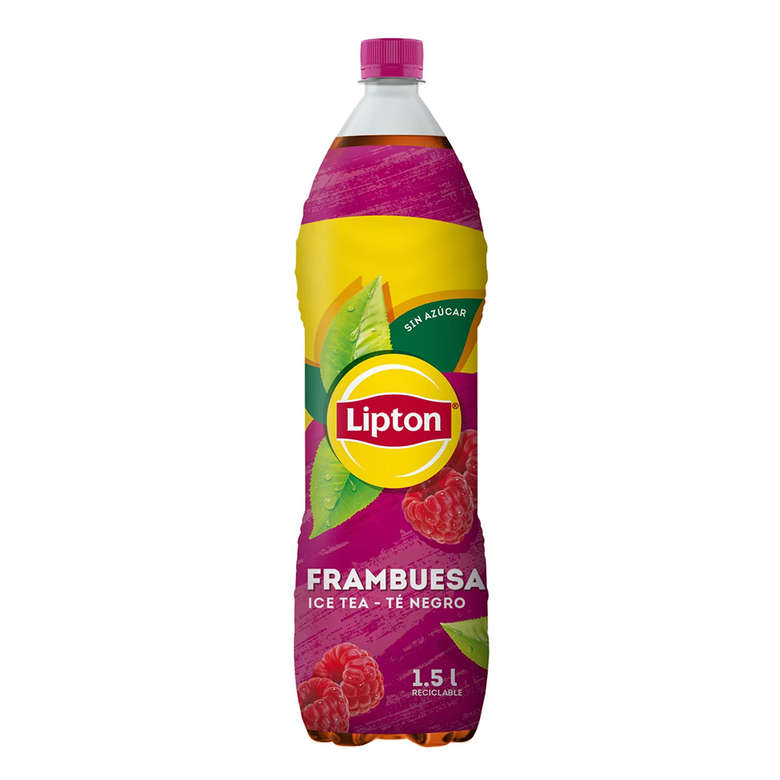 Booz.cl: Té Helado Lipton Negro Frambuesa Sin Azúcar 1,5 Litros