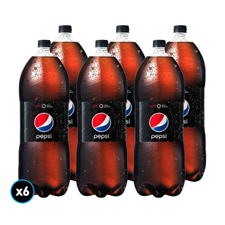 Booz.cl: CAJA PEPSI ZERO 3LT: 6x Bebida Pepsi Zero 3 Litros