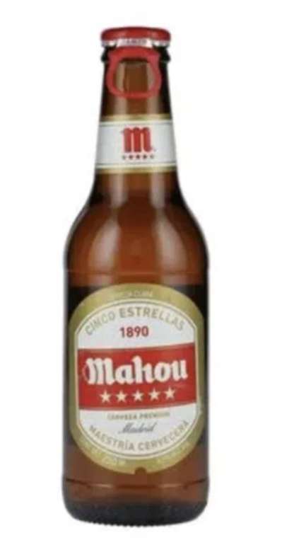 Booz.cl: Cerveza Mahou 5 Estrellas Botellin 250cc