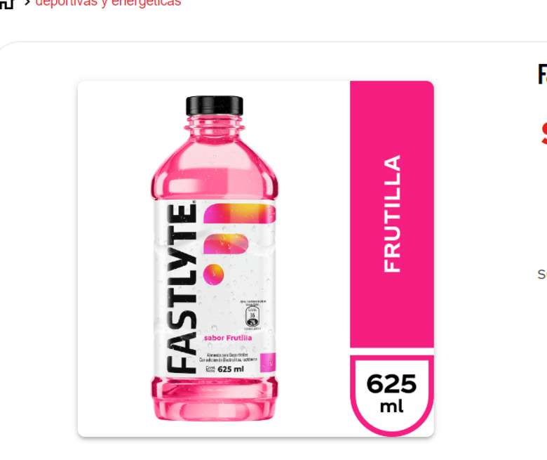 Booz.cl: Regalo Isotónica Fastlyte Frutilla 625cc