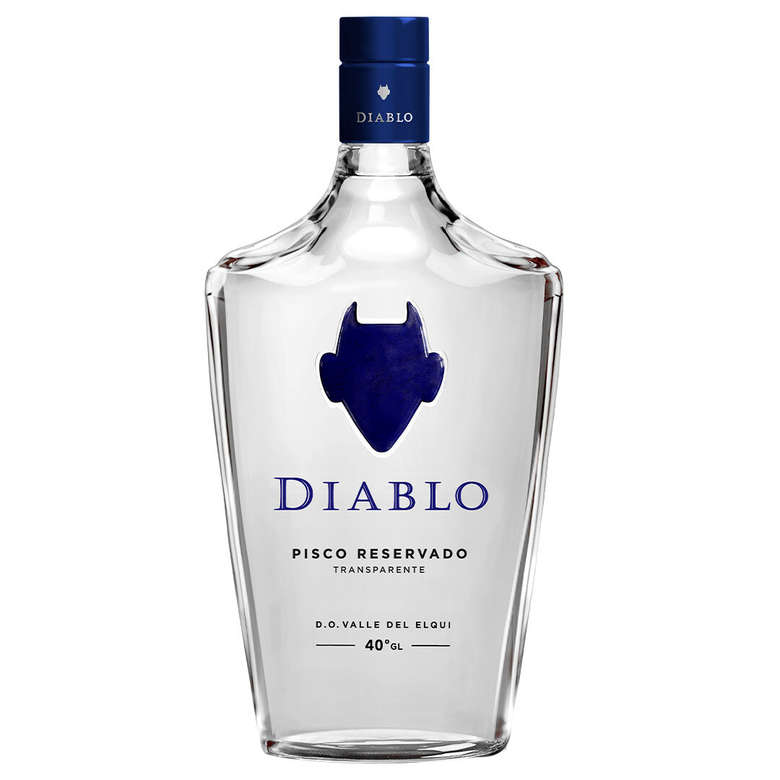 Booz.cl: Pisco Diablo Transparente 700cc 40°alc.
