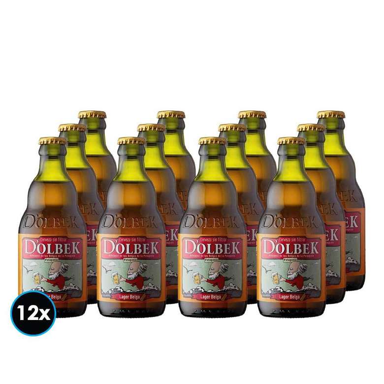 Booz.cl: 12x Cervezas DOLBEK Lager Belga 330cc