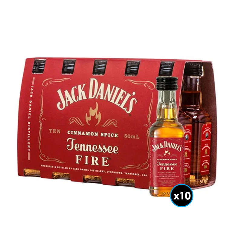 Booz.cl: KIT WHISKEY JACK DANIELS FIRE 50cc: 10x Whiskey Jack Daniels ...