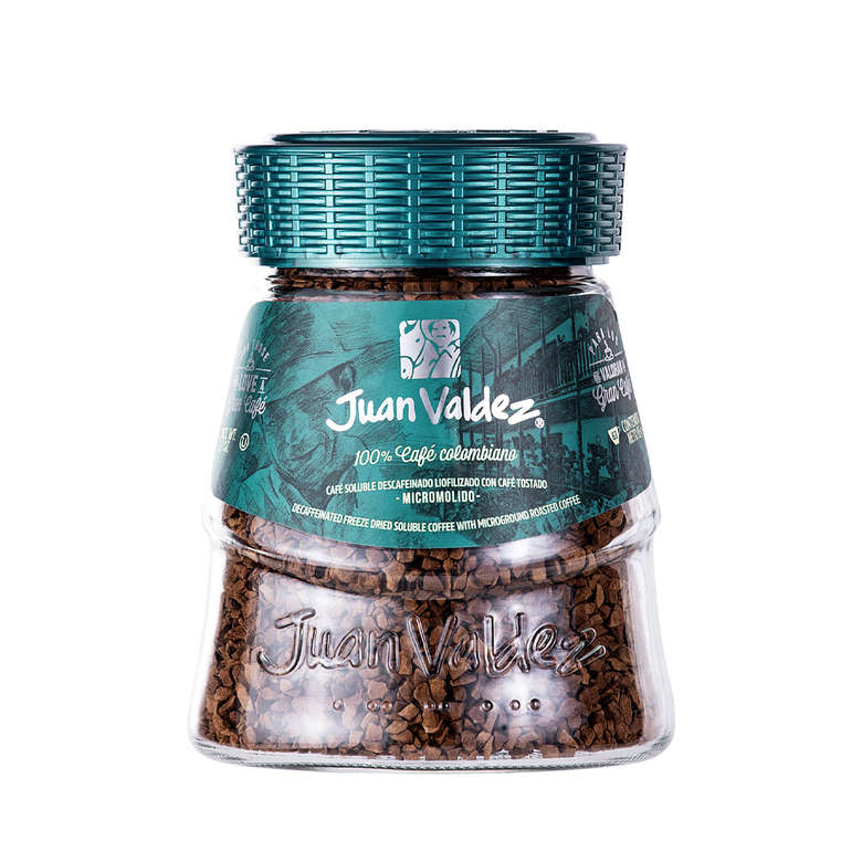 Café Juan Valdez Instantáneo Liofilizado Descafeinado 95 grs.
