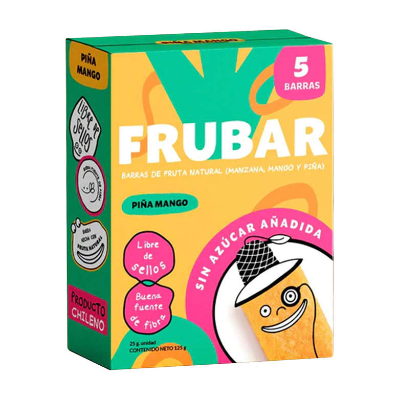 Booz.cl: Barritas Frubar Wild Foods Mango Piña 5 Unidades