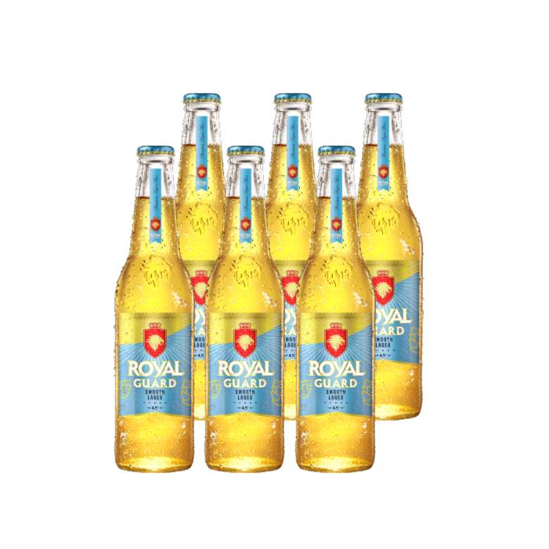 Booz.cl: 6x Cerveza Royal Guard Smooth Lager 355cc