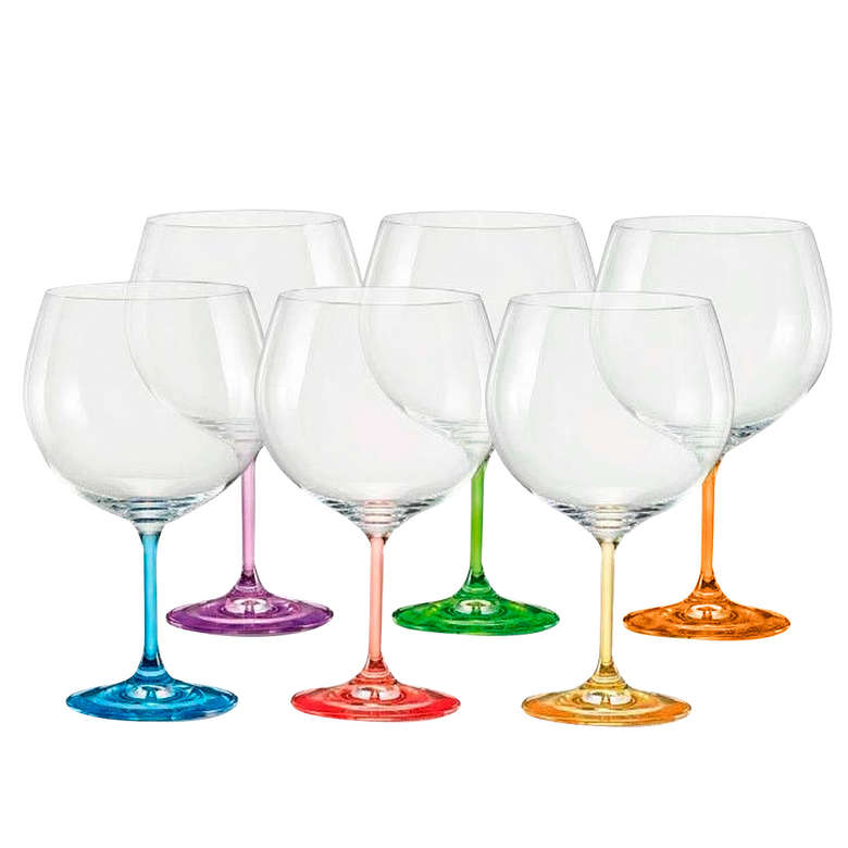 Booz.cl: Set 6 Copas Gin Colores 635cc