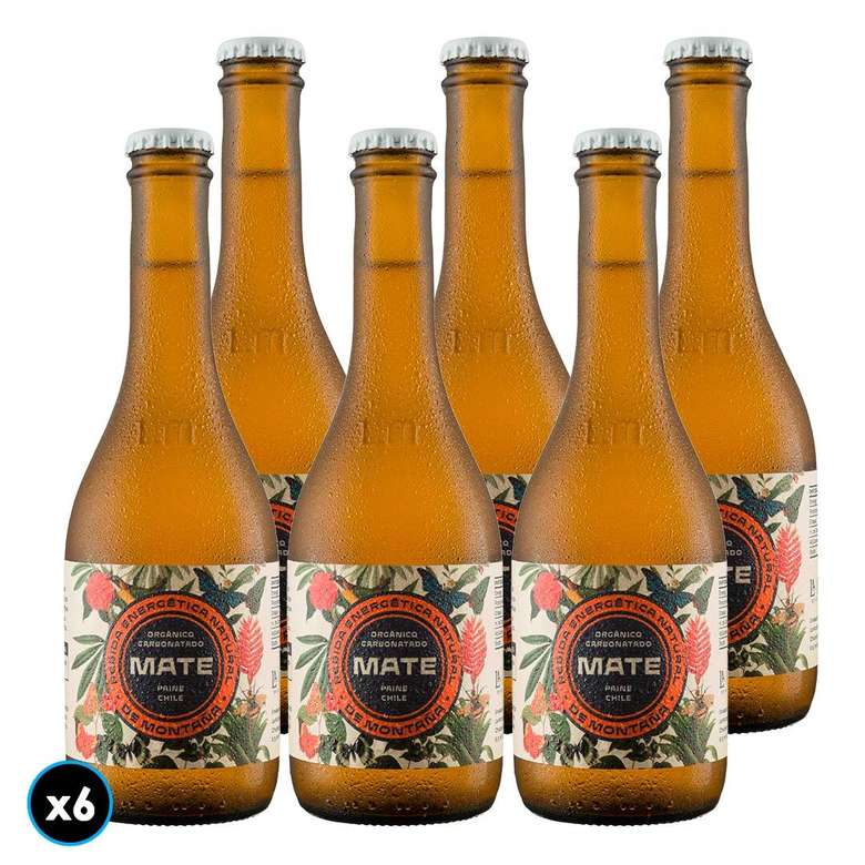 Booz.cl: 6x Mate La Montaña Botella 330cc