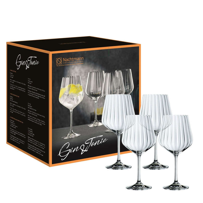 Booz.cl: Set Premium Nachtmann 4 Copas Gin Tonic Optic